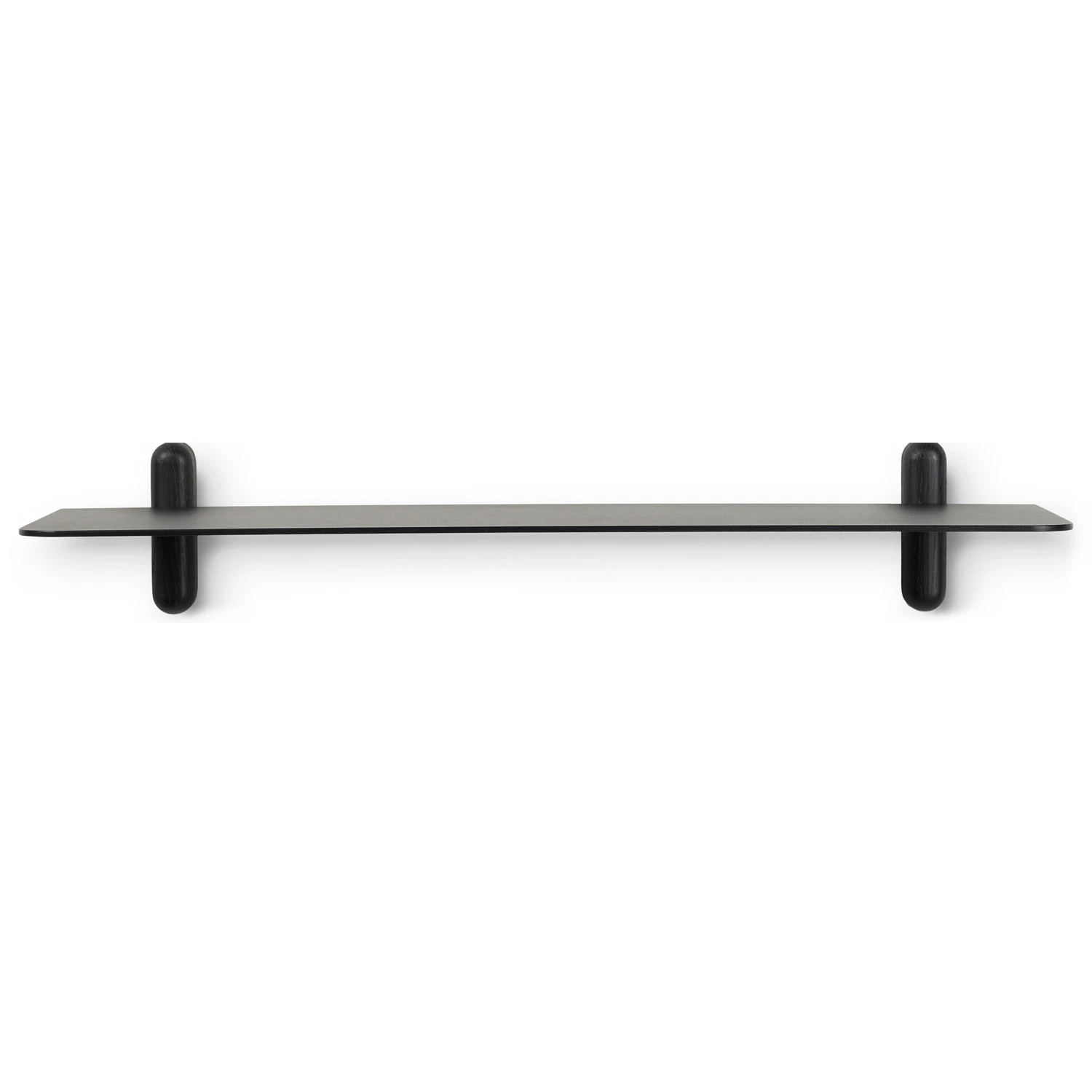 Nivo Wall Shelf G, Black Ash / Black from Gejst | RoyalDesign