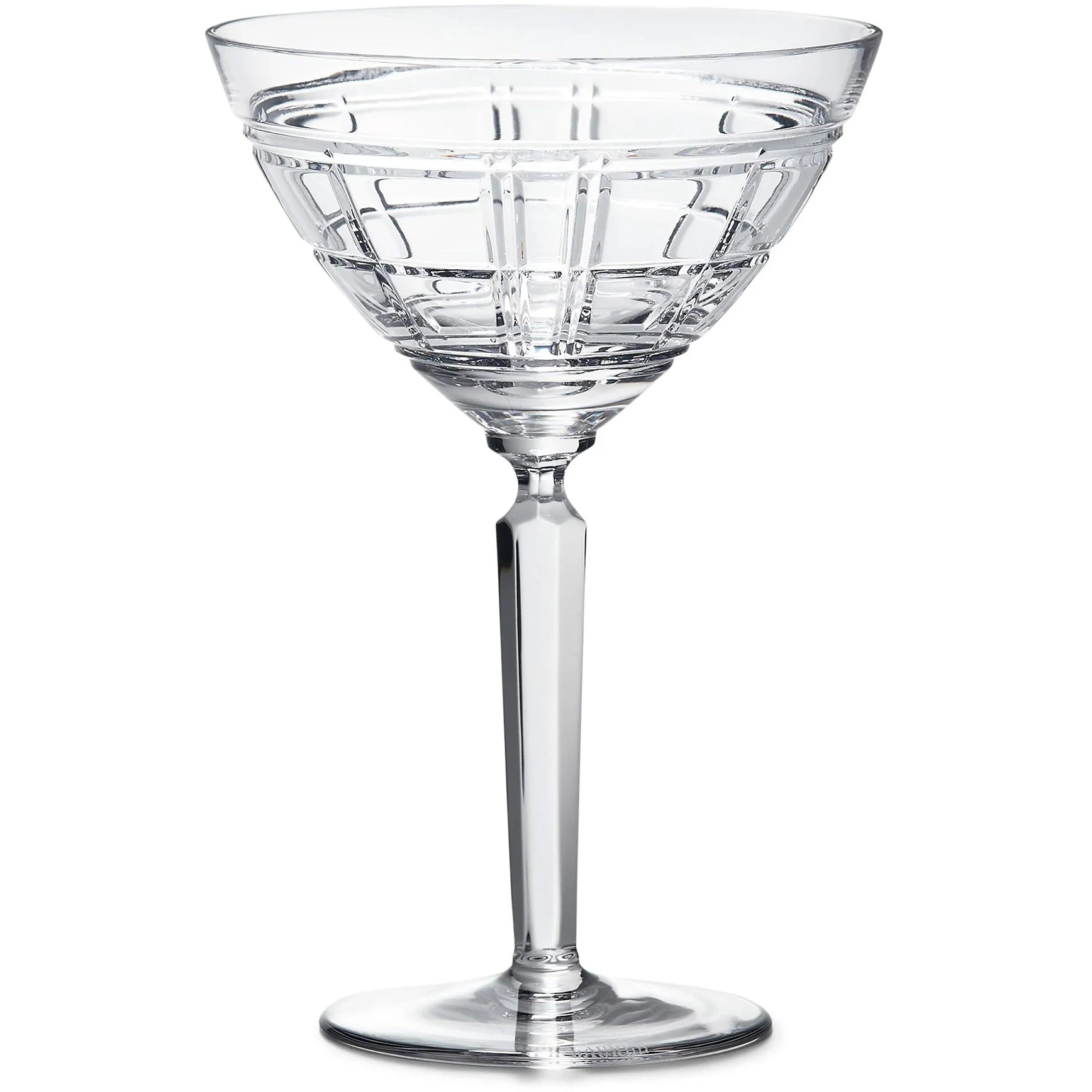 Hudson Plaid Martini Glass from Ralph Lauren Home | RoyalDesign