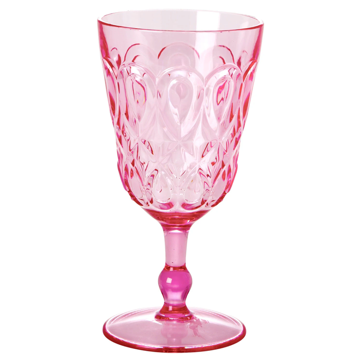 Wine Goblet Acrylic 36 cl, Pink from RICE | RoyalDesign