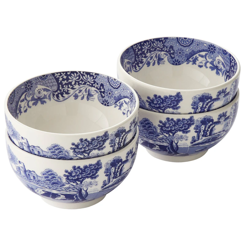Blue Italian Bowls 20 cl, 4-pack from Spode | RoyalDesign
