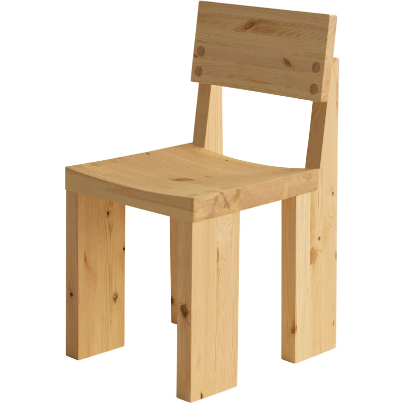 001 Dining Chair, Natural from Vaarnii | RoyalDesign