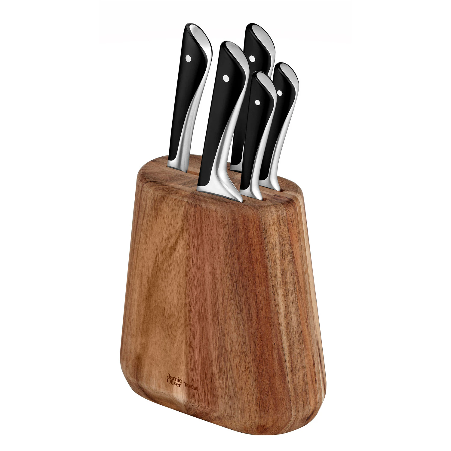Jamie Oliver Messerblock mit 5 Messern von Tefal | RoyalDesign