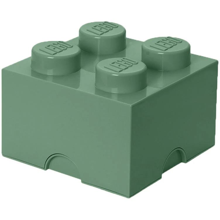 LEGO® Opbergbox 8 Knoppen, Sand Green | RoyalDesign