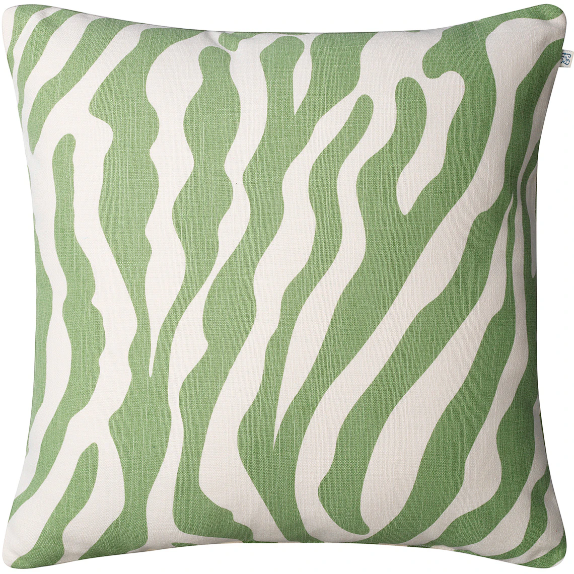 Zebra Cushion 50x50 cm Outdoor, Sage / Off-white | RoyalDesign