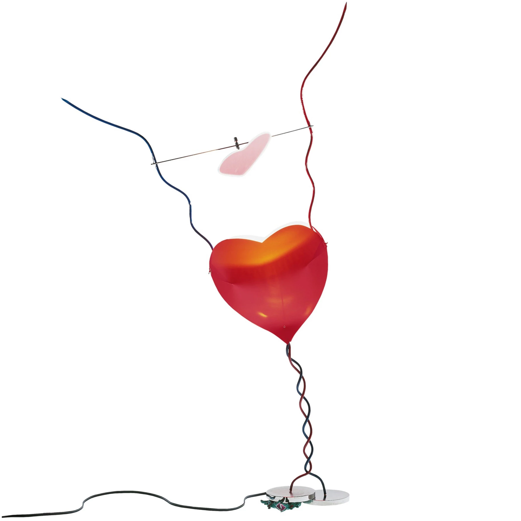 One From The Heart Table Lamp, Red from Ingo Maurer | RoyalDesign
