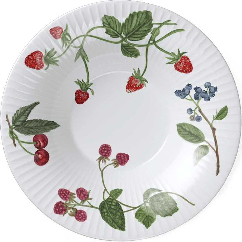 Hammershøi Summer Deep Plate 21 cm, Summer Berries | RoyalDesign