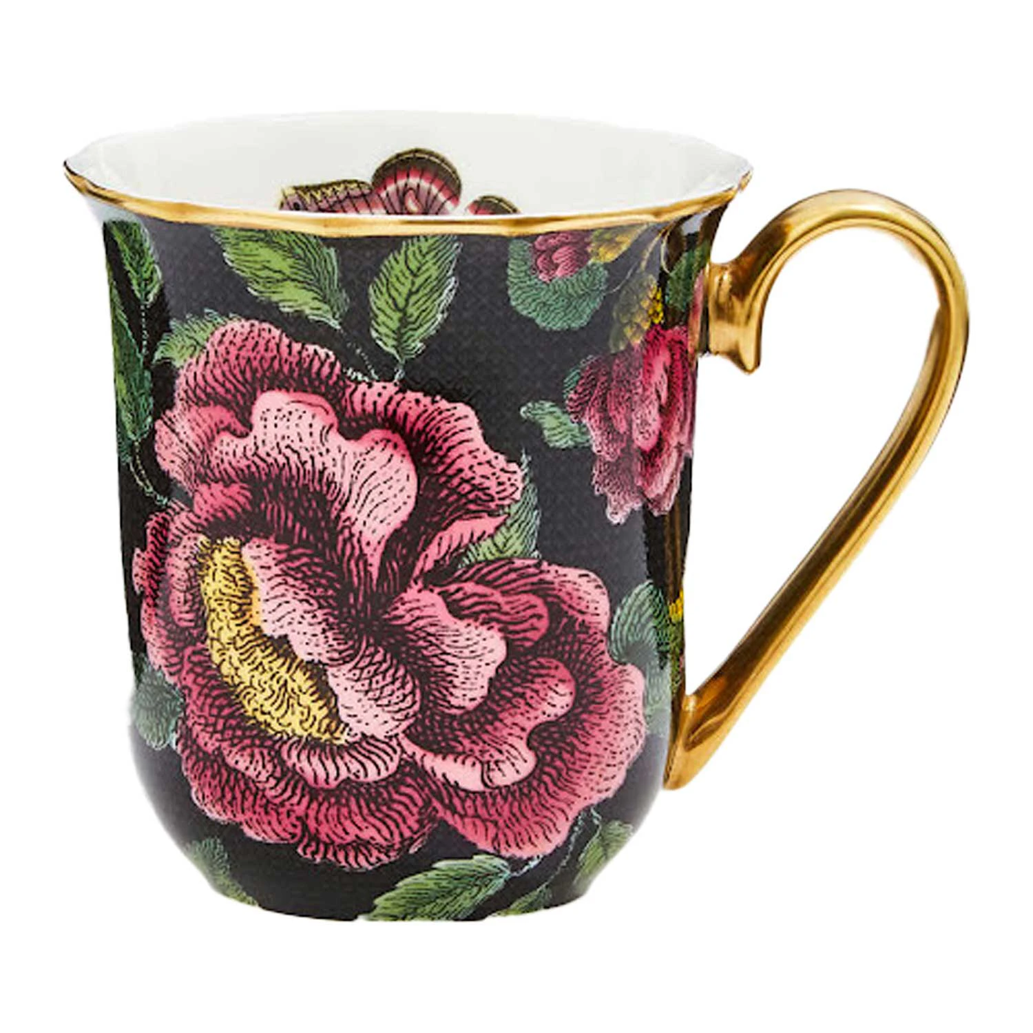 Creatures Of Curiosity Mug Black, 34 cl from Spode | RoyalDesign