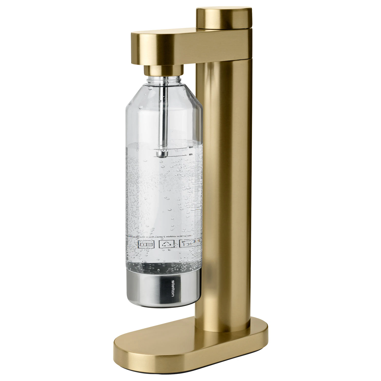 Brus Carbonator, Brushed Brass from Stelton | RoyalDesign
