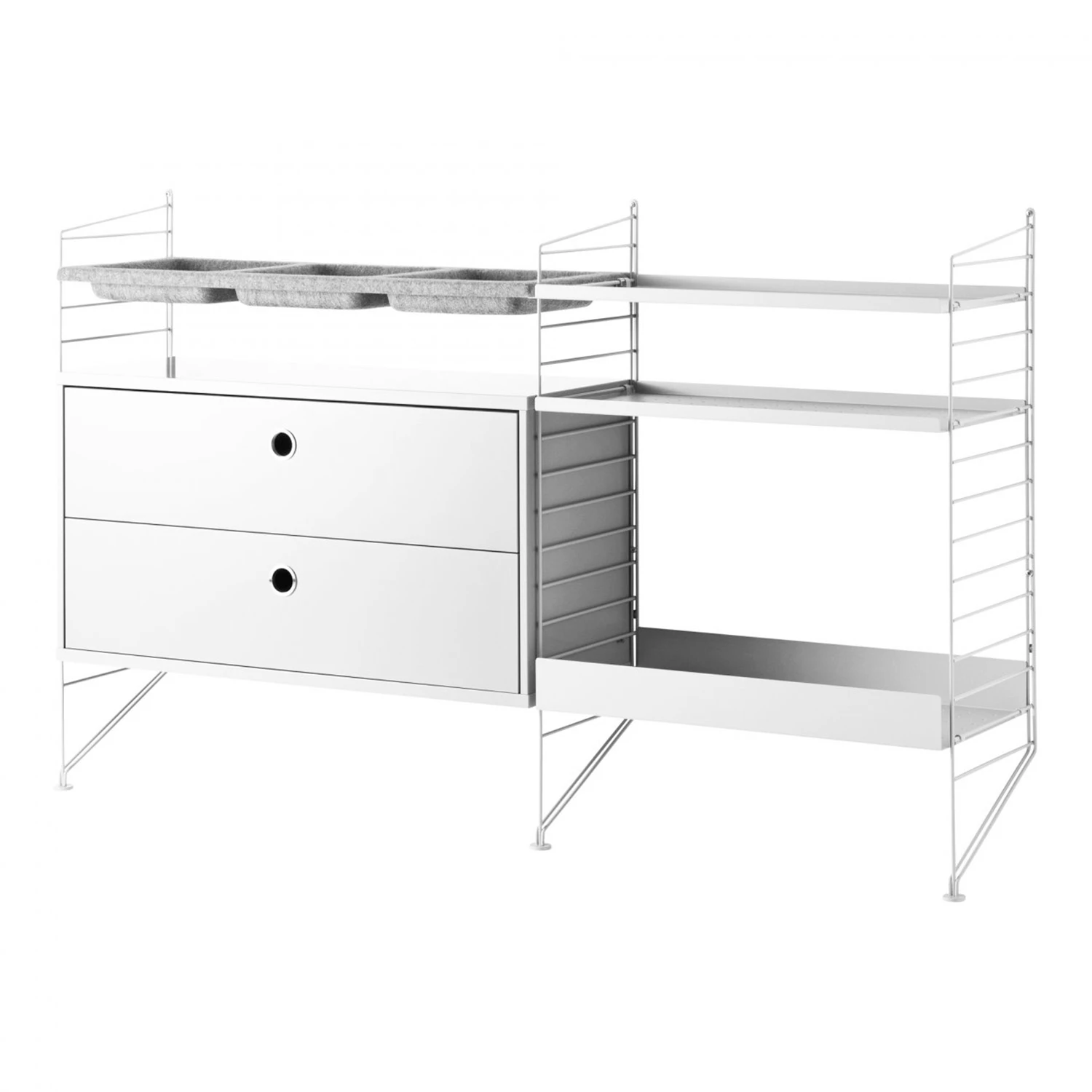 String Shelving System No 15, White from String | RoyalDesign